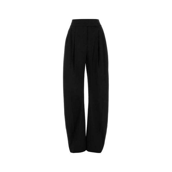 The Attico | Jeans | The Attico Black Stretch Wool Wideleg Gary Pant ...